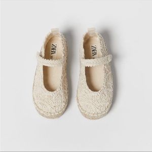 Zara | Shoes | Zara Baby Crochet Ballet Flats 5 Nwt | Poshmark